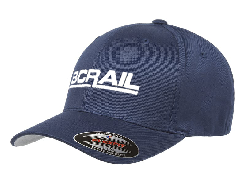 Railway Cap - BC Rail Flexfit Embroidered Cap – Railway Museum of ...