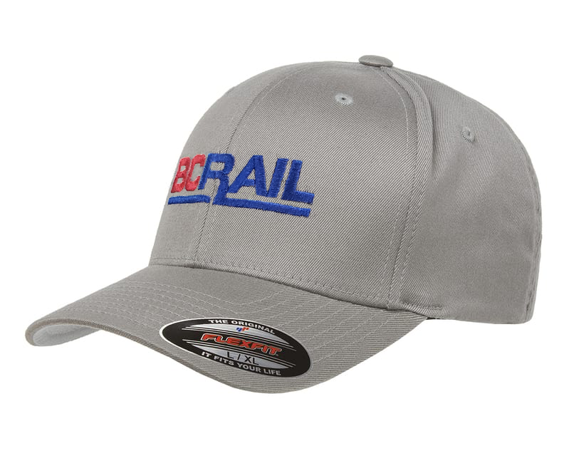 Railway Cap - BC Rail Flexfit Embroidered Cap – Railway Museum of ...