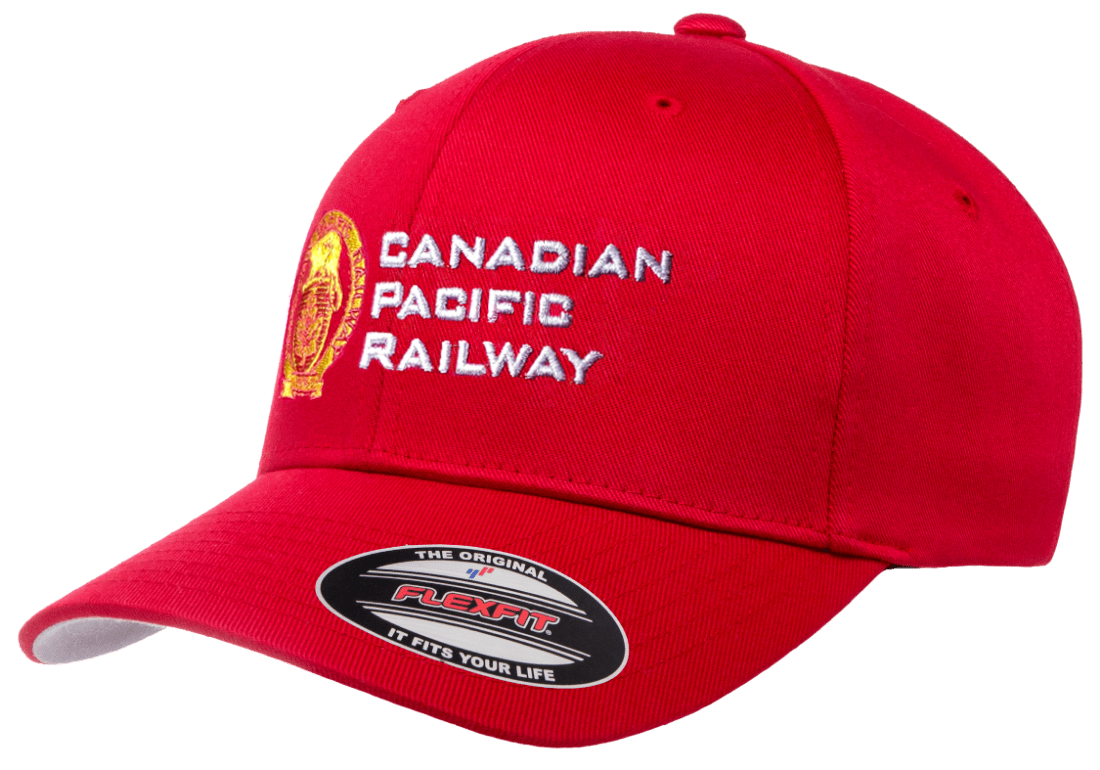 Railway Cap - CPR Shield and Beaver logo Flexfit Embroidered Cap ...