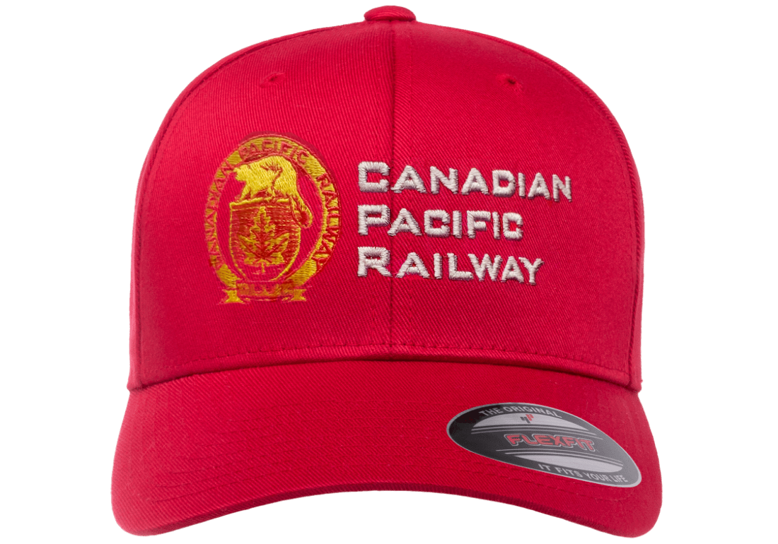 Railway Cap - CPR Shield and Beaver logo Flexfit Embroidered Cap ...