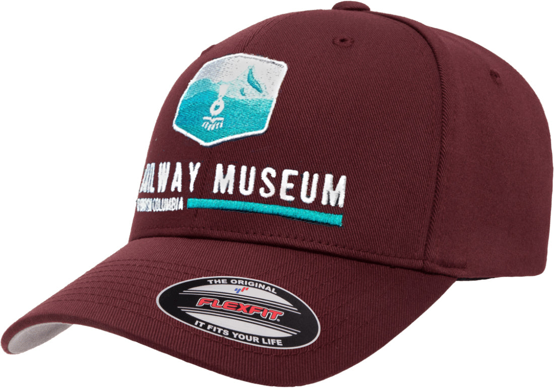 Railway Cap - RMBC Flexfit Embroidered Cap – Railway Museum of British ...